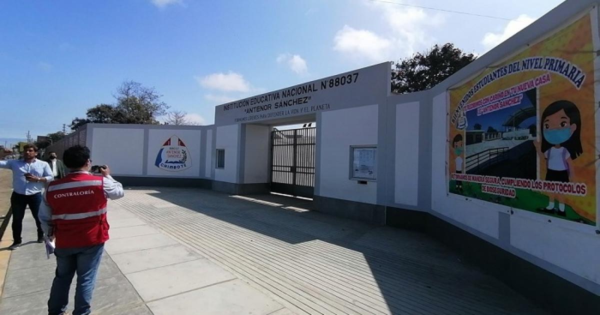 Chimbote: ARCC entregó colegio de S/44.9 millones con cerco perimétrico incompleto
